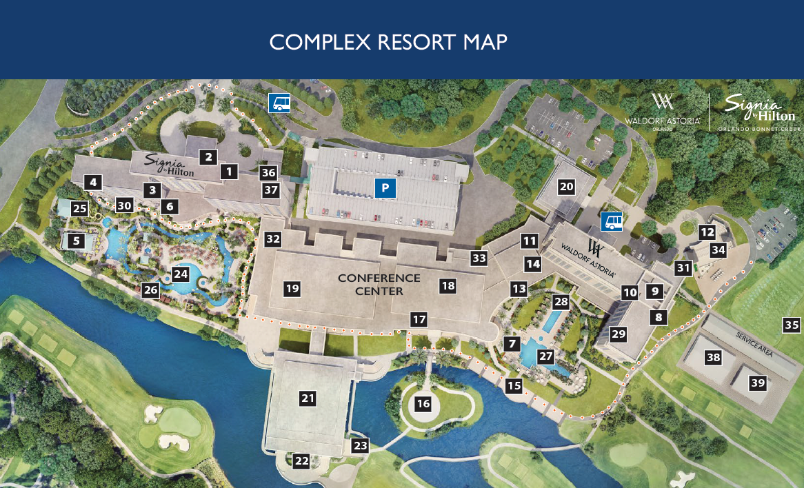 Property Map - Waldorf Astoria Orlando